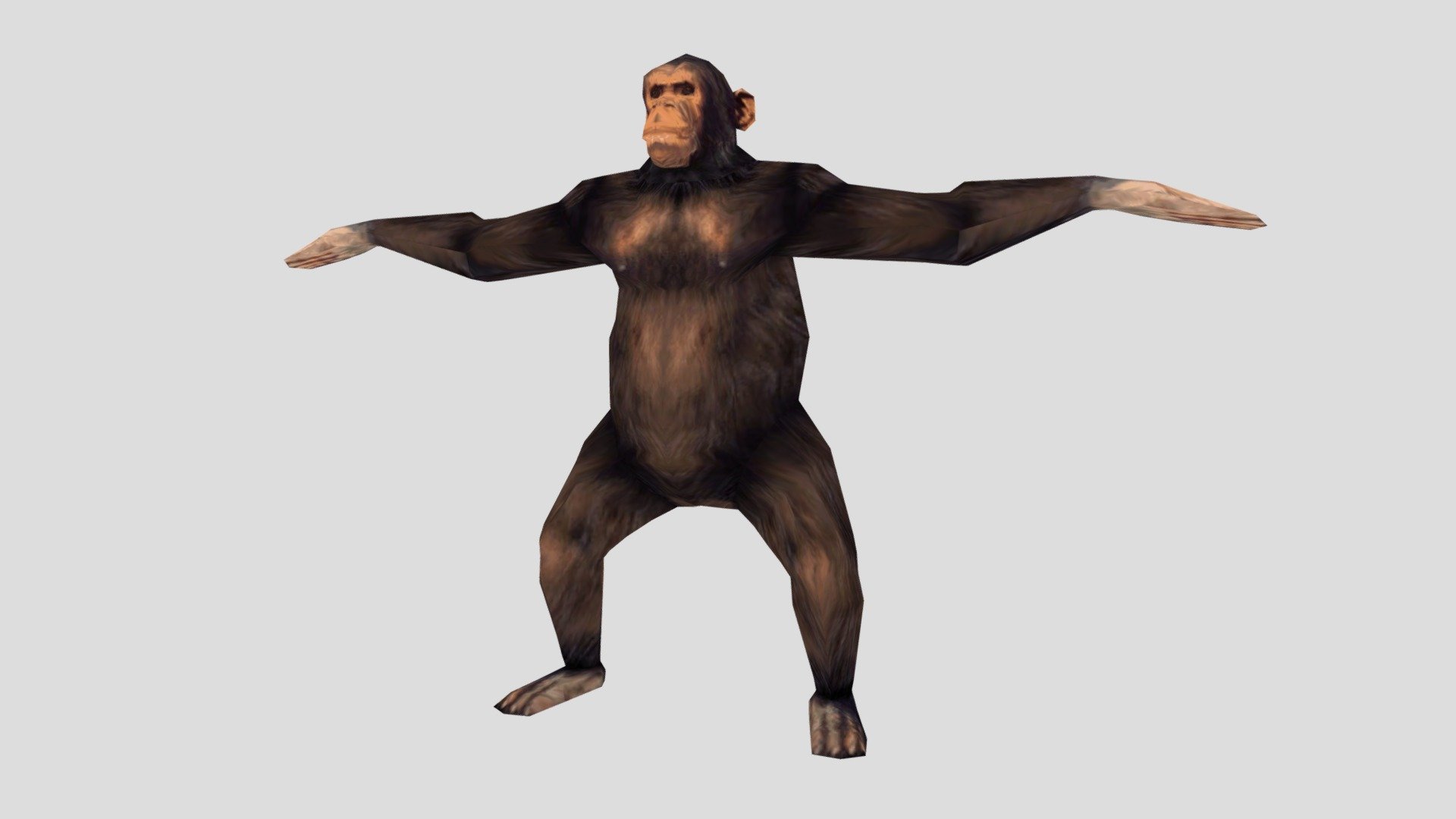 Turok: Evolution - Chimpanzee - Download Free 3D model by Ziggertron ...