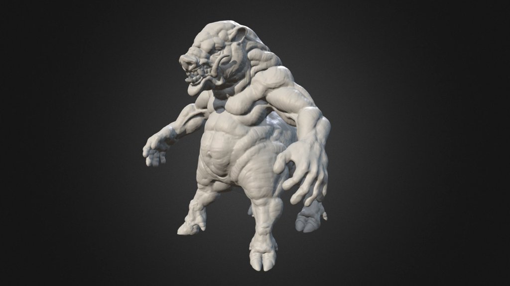 Centaurpig Sculpt - 3D model by zerojackdaw [2fbf8de] - Sketchfab