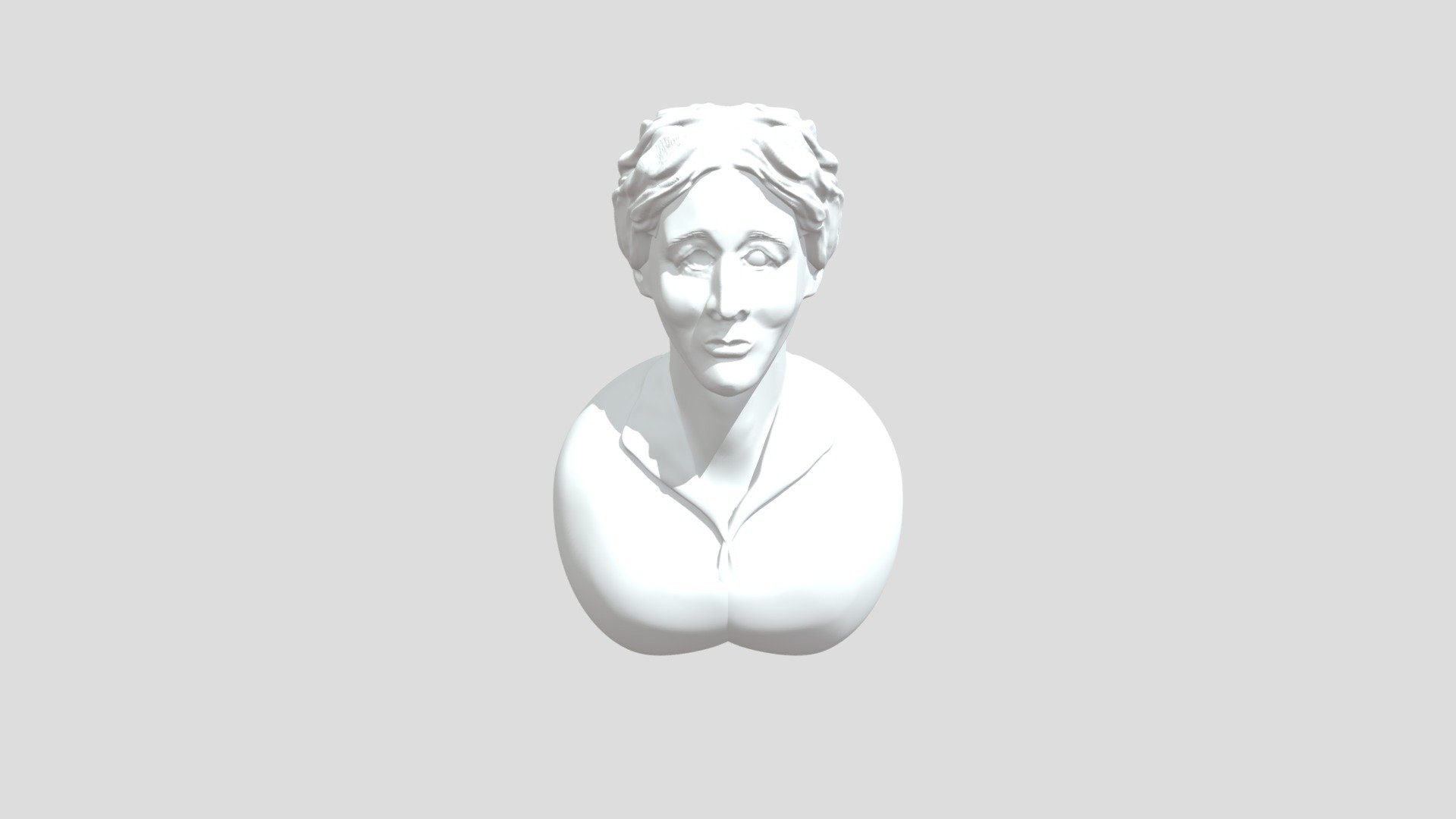 Viginia Woolf - 3D model by @fkpresenza (@felipepresenza) [2fbfc1f ...