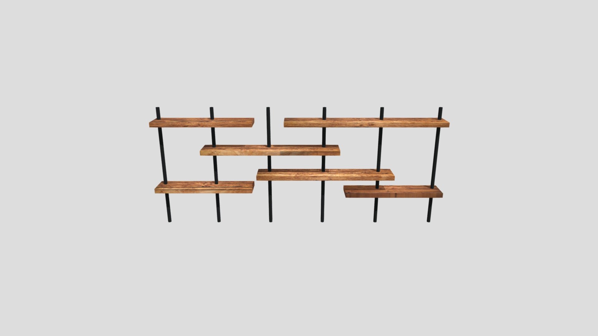 Modern Rustic Shelf - Download Free 3D model by House Doctor ...