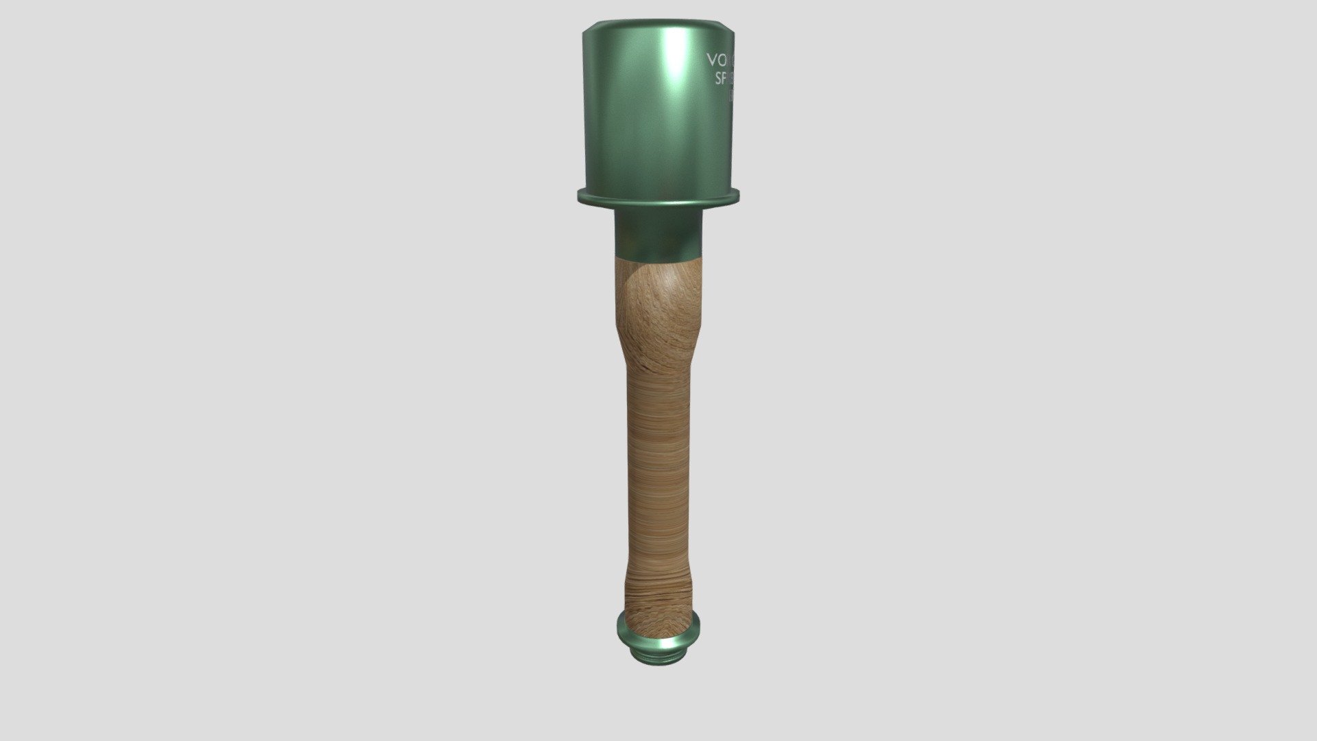 Stielhandgranate - 3D model by heihnelludwig [2fc0fbd] - Sketchfab