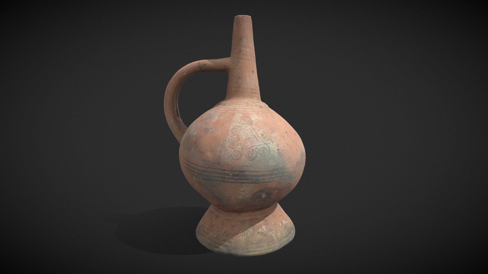 Botella Sicán Tardío - 3D model by Luigui Oliva Mera (@LuiguiOliva ...