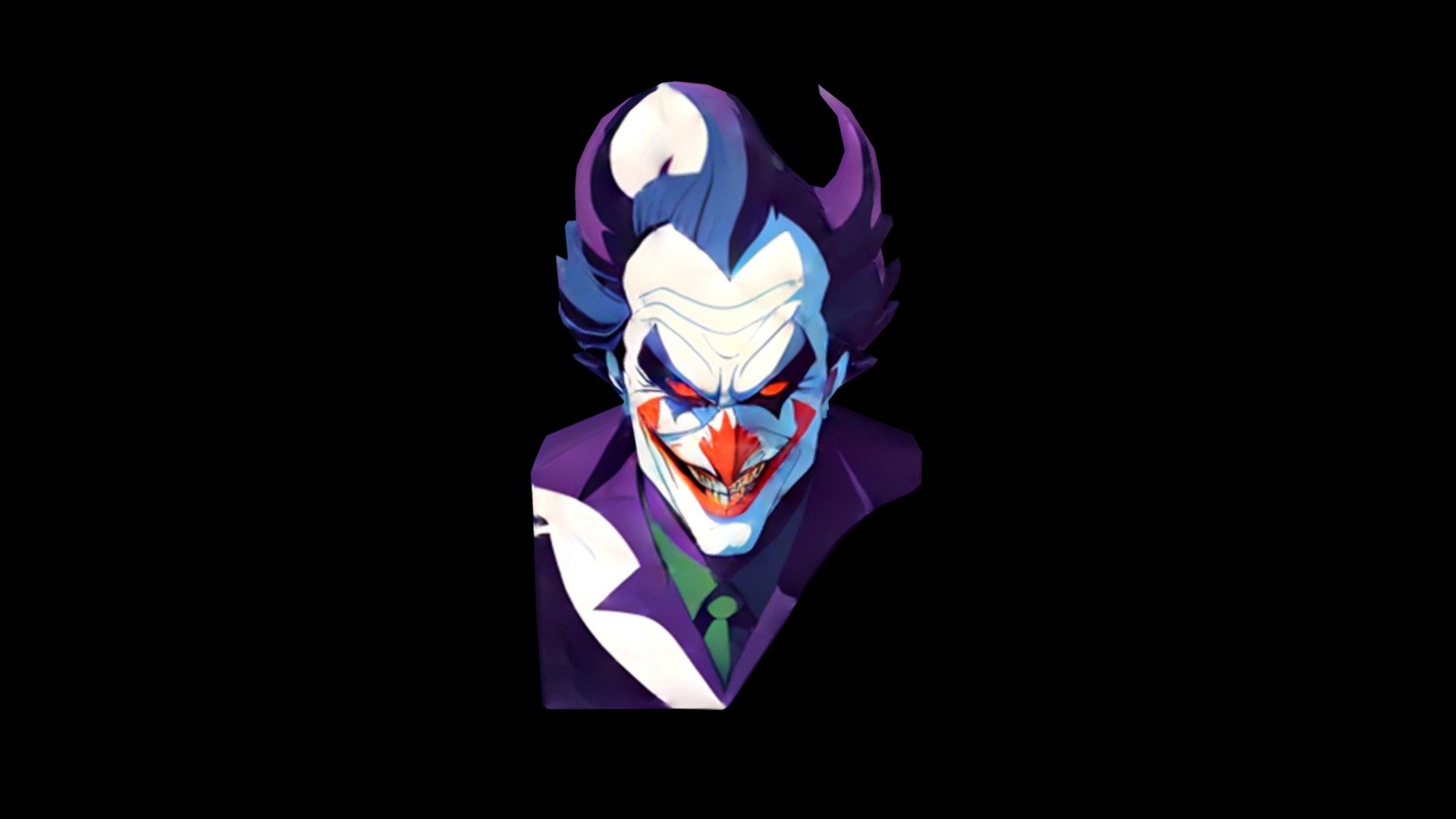 "Digital Rendering of Joker The Comic Book Villa - Download Free 3D ...