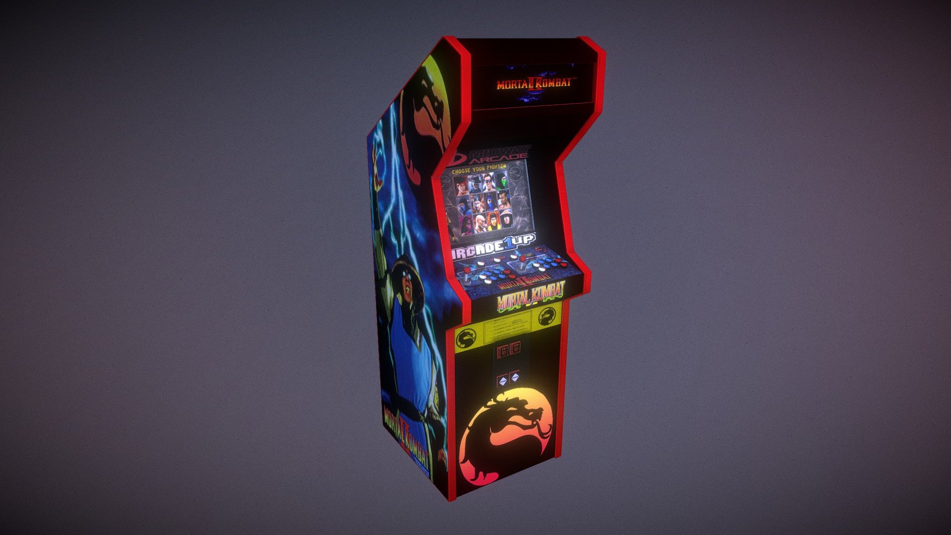 Retro-Arcade - 3D model by Lapham [2fc396f] - Sketchfab