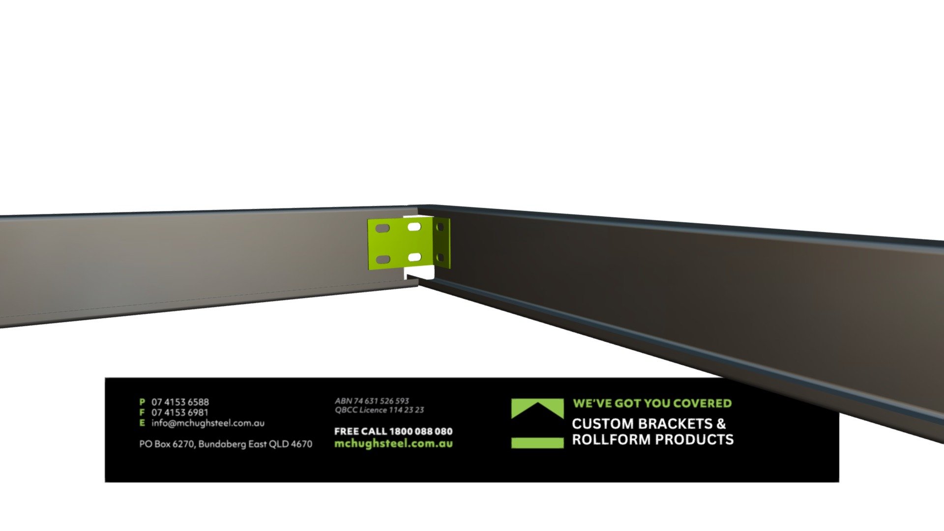 GPBKT150 General Purpose Purlin Bracket 150 - 3D model by mchughsteel ...