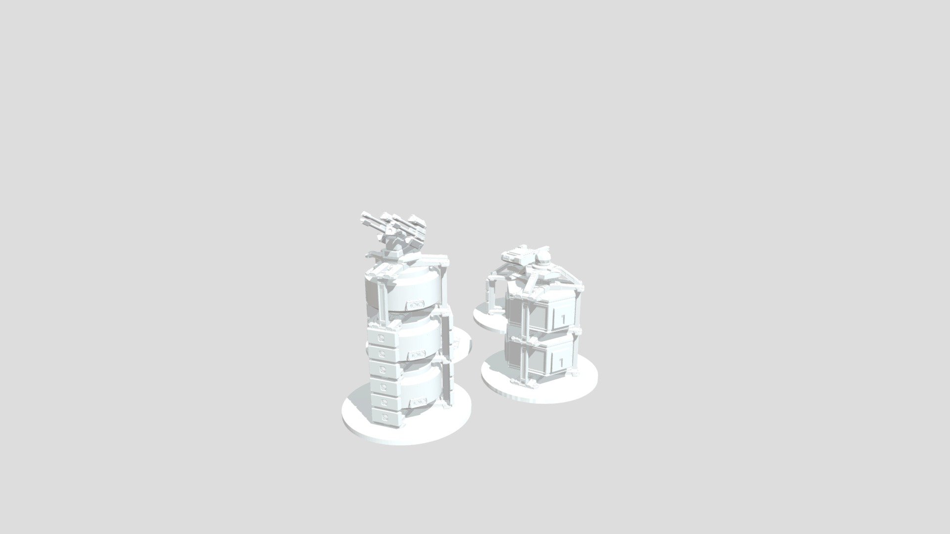 28mm Combat Turret - 3D model by basilio5225 [2fc4476] - Sketchfab