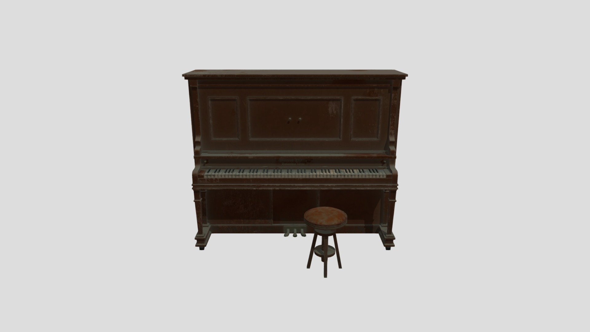 Old Fashioned Piano - Download Free 3D model by Aron Studios ...