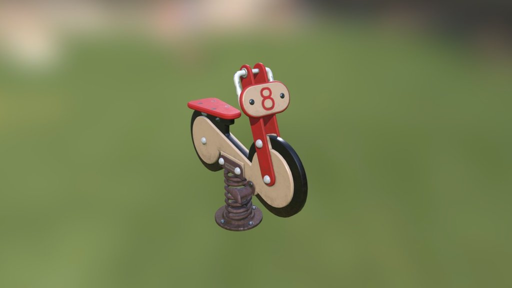 Bike Spring Rider (WIP) - 3D model by silvereeps [2fc5308] - Sketchfab