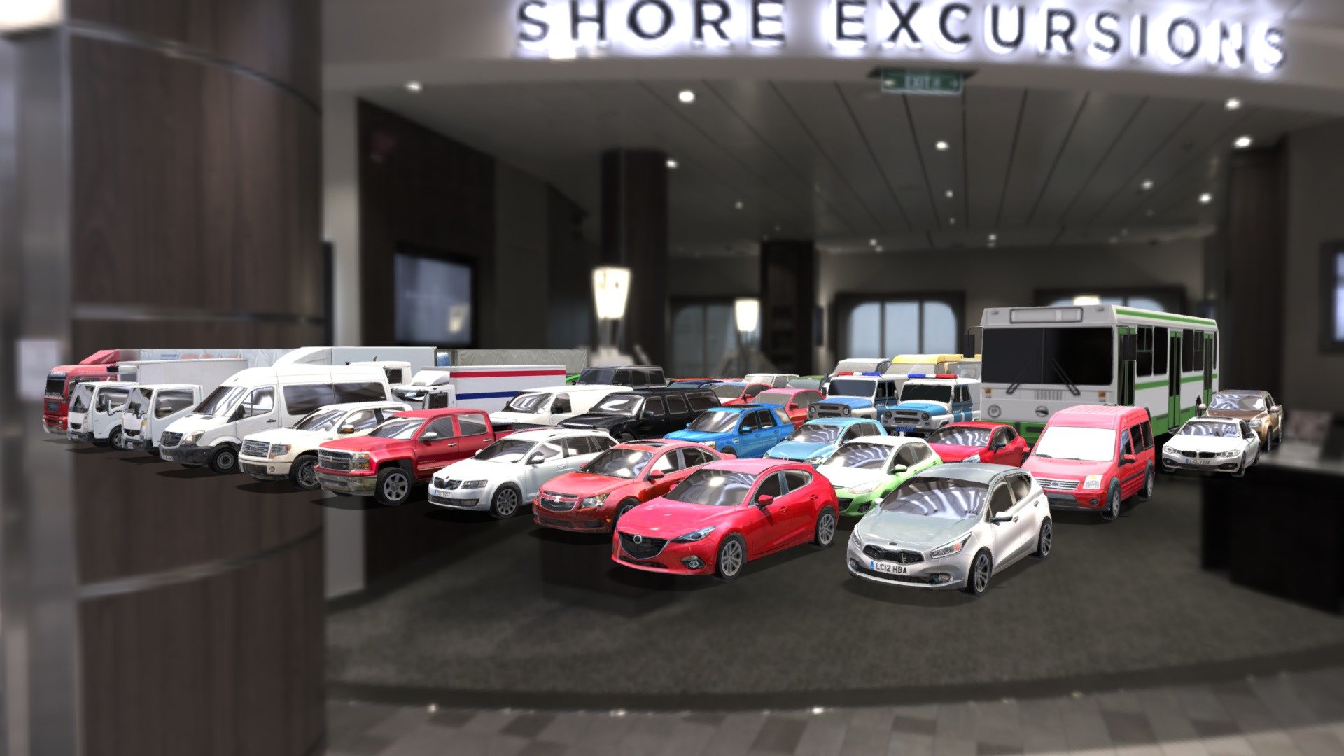 Orchids Simulator Traffic Car Pack - Download Free 3D model by Oren ...