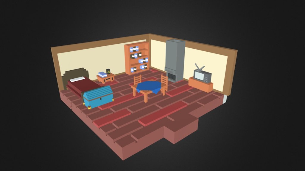 House Interior - 3D model by renan19951 [2fc6f02] - Sketchfab