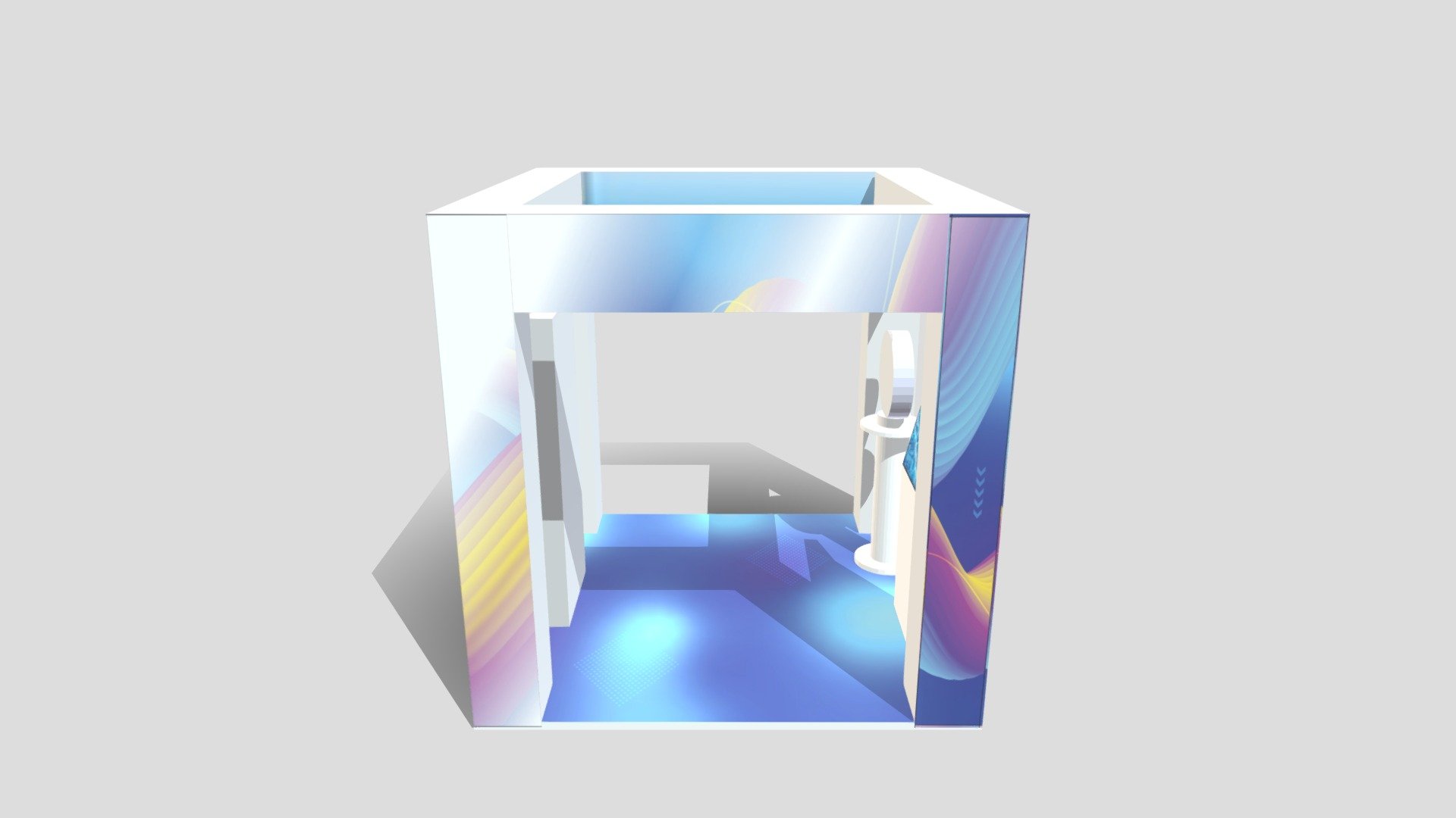 3x3M Stand - Option 3 - 3D model by Dominion Print / One19 Creative ...