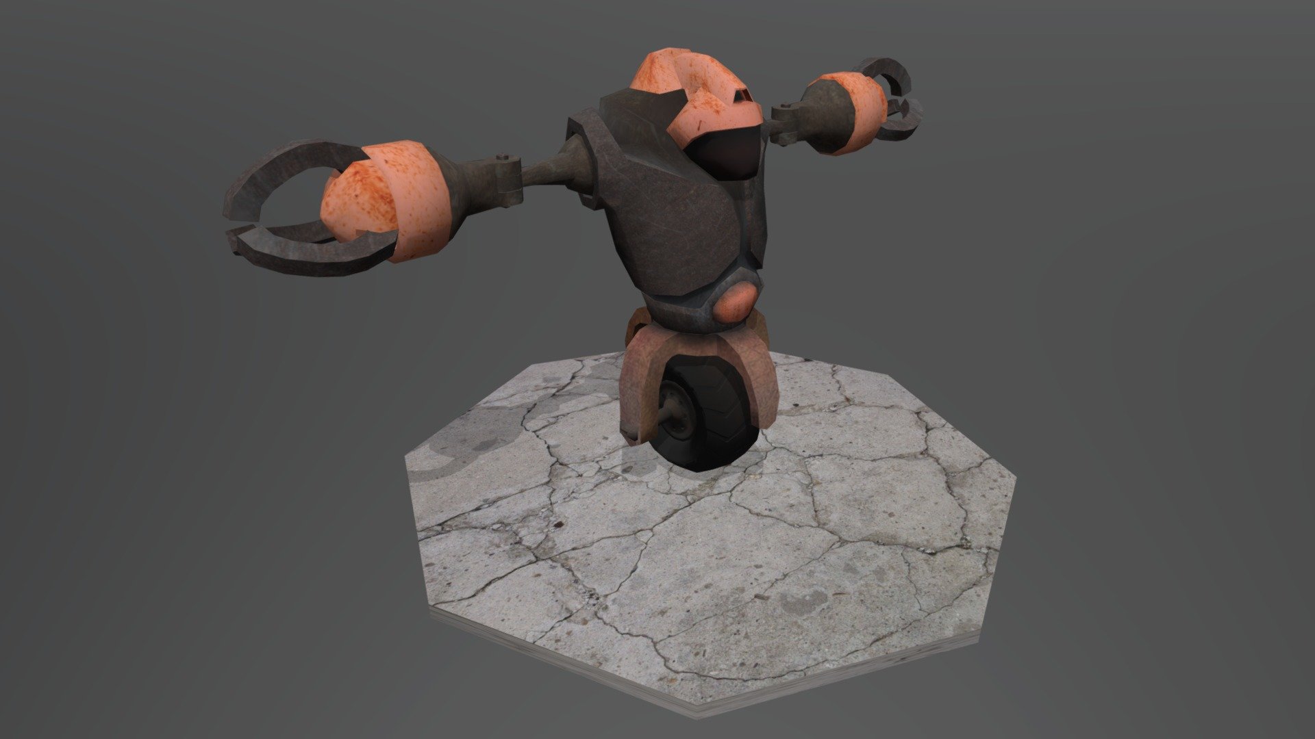 Robot low-poly - 3D model by Ivan Escario (@ivanescario) [2fc7e0d ...