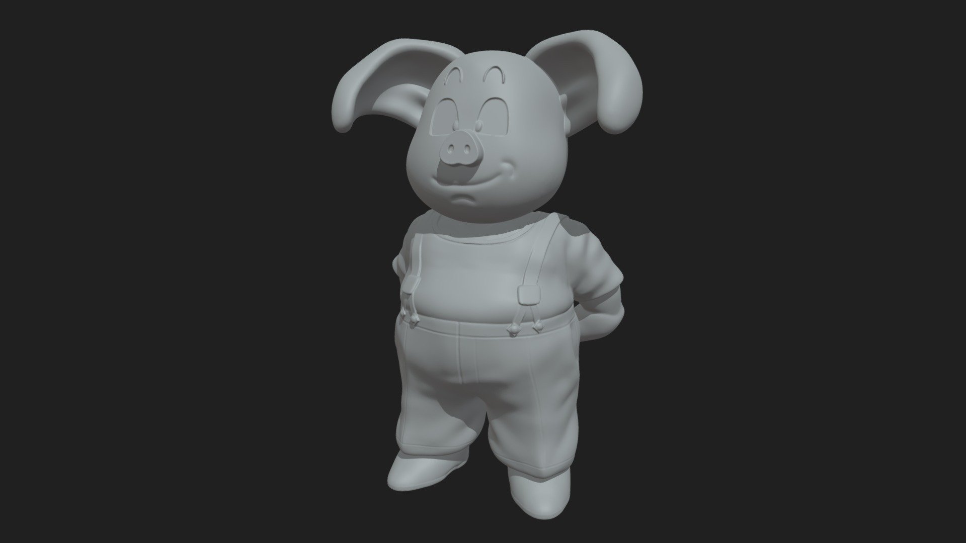 Oolong - Dragon ball Z (3D print ready) - 3D model by Santiago_RS ...