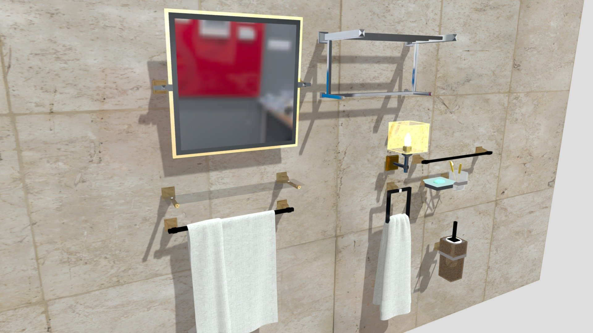 Bathroom accessories Devon&Devon - 3D model by Serhii_Sarkisian [2fcce23] - Sketchfab