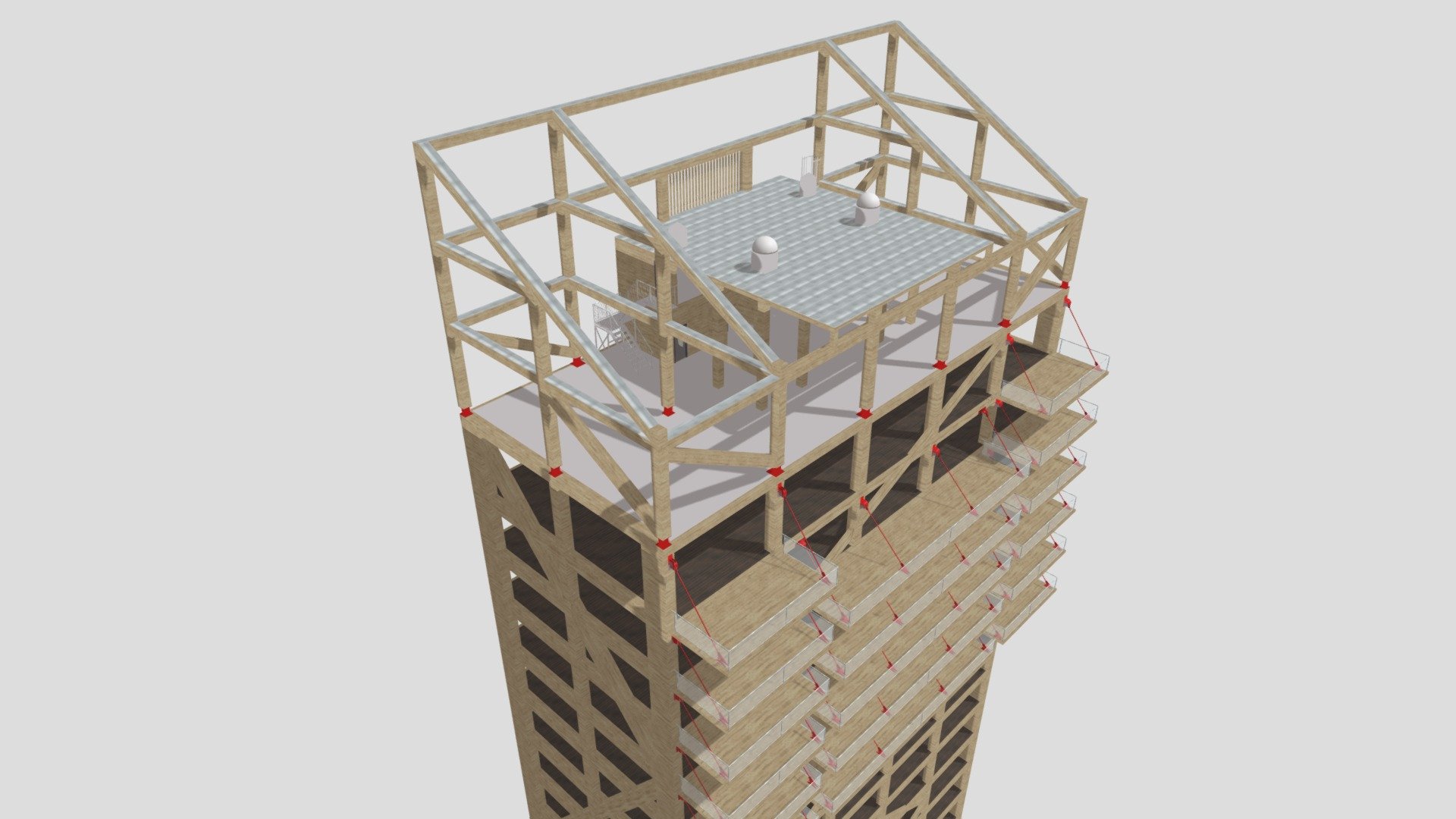 Timber Tower - Download Free 3D model by kingdome [2fcdee1] - Sketchfab