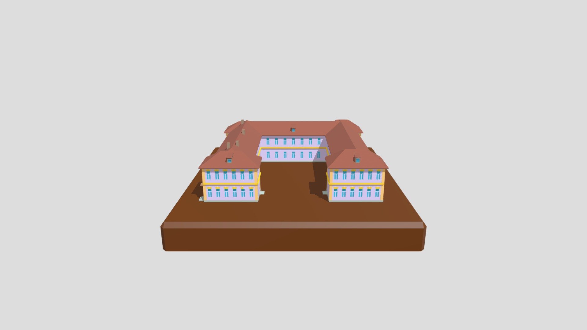 Макет больницы Hospital layout - Download Free 3D model by manfistudio ...