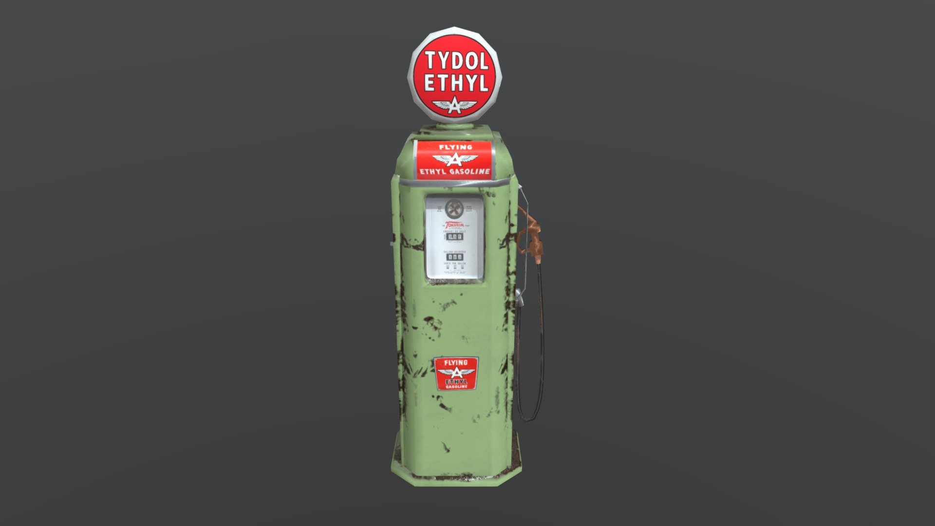 Low Poly Gas Pump - 3D model by deletedman2 [2fcee03] - Sketchfab