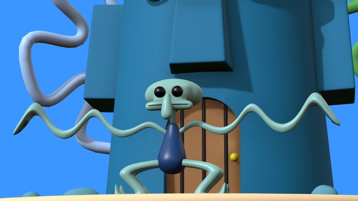 Squidward 3D models - Sketchfab