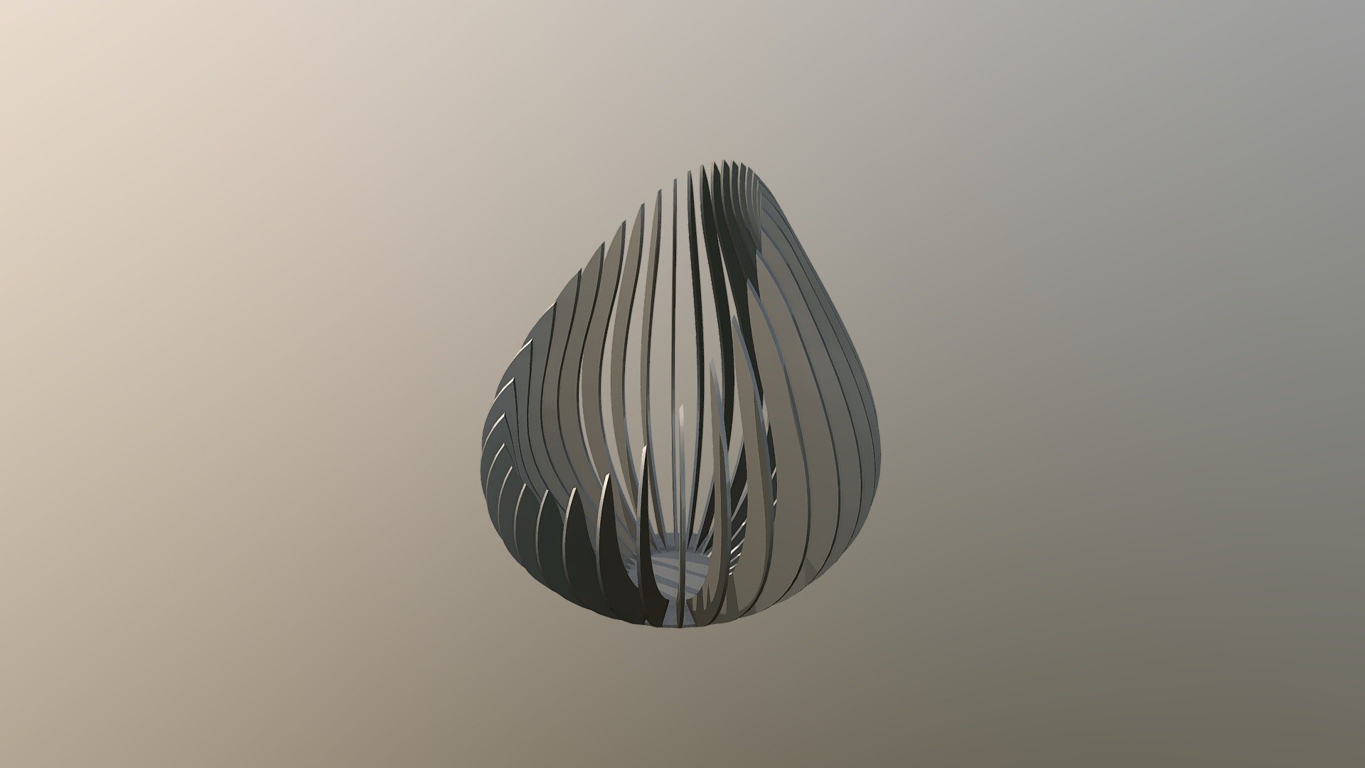Brazier Curved - 3D model by TLA [2fd37cc] - Sketchfab