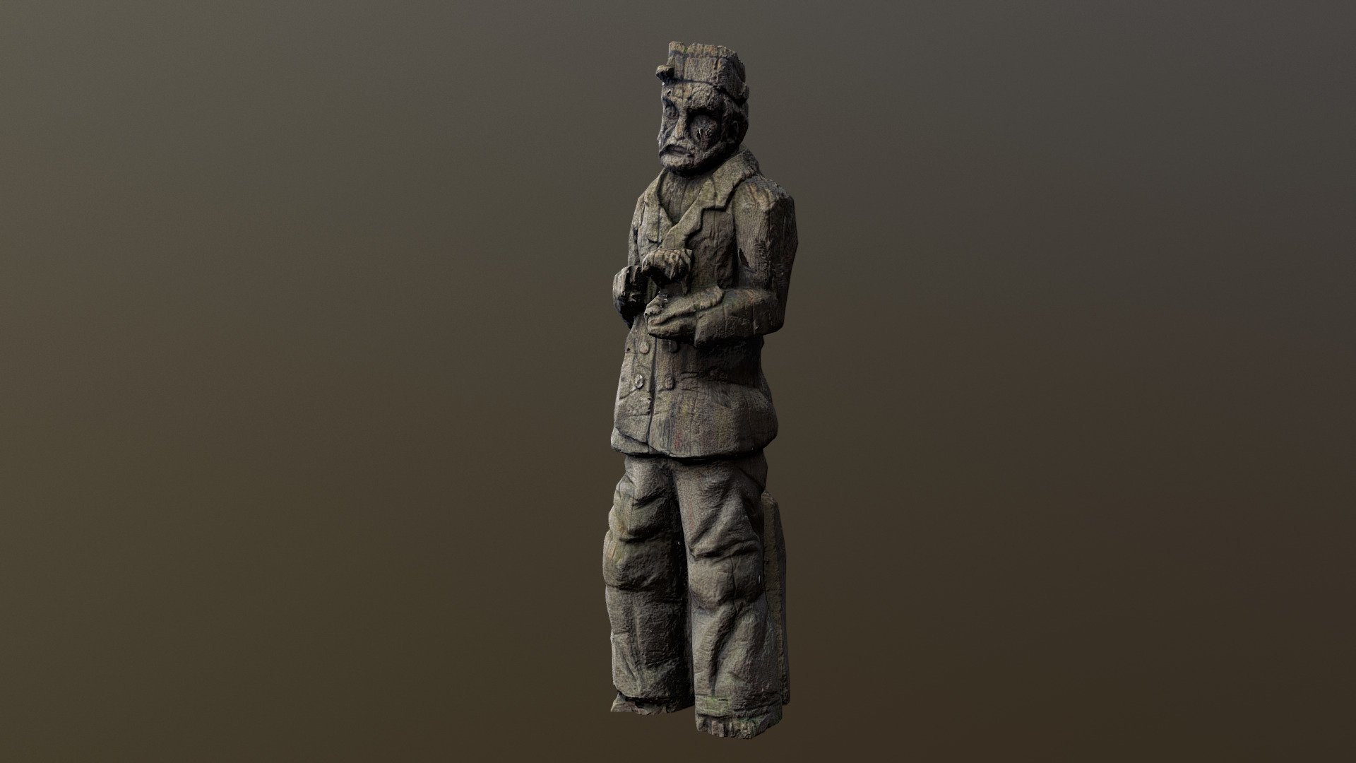 wooden statue - 3D model by v124entkl [2fd52b8] - Sketchfab