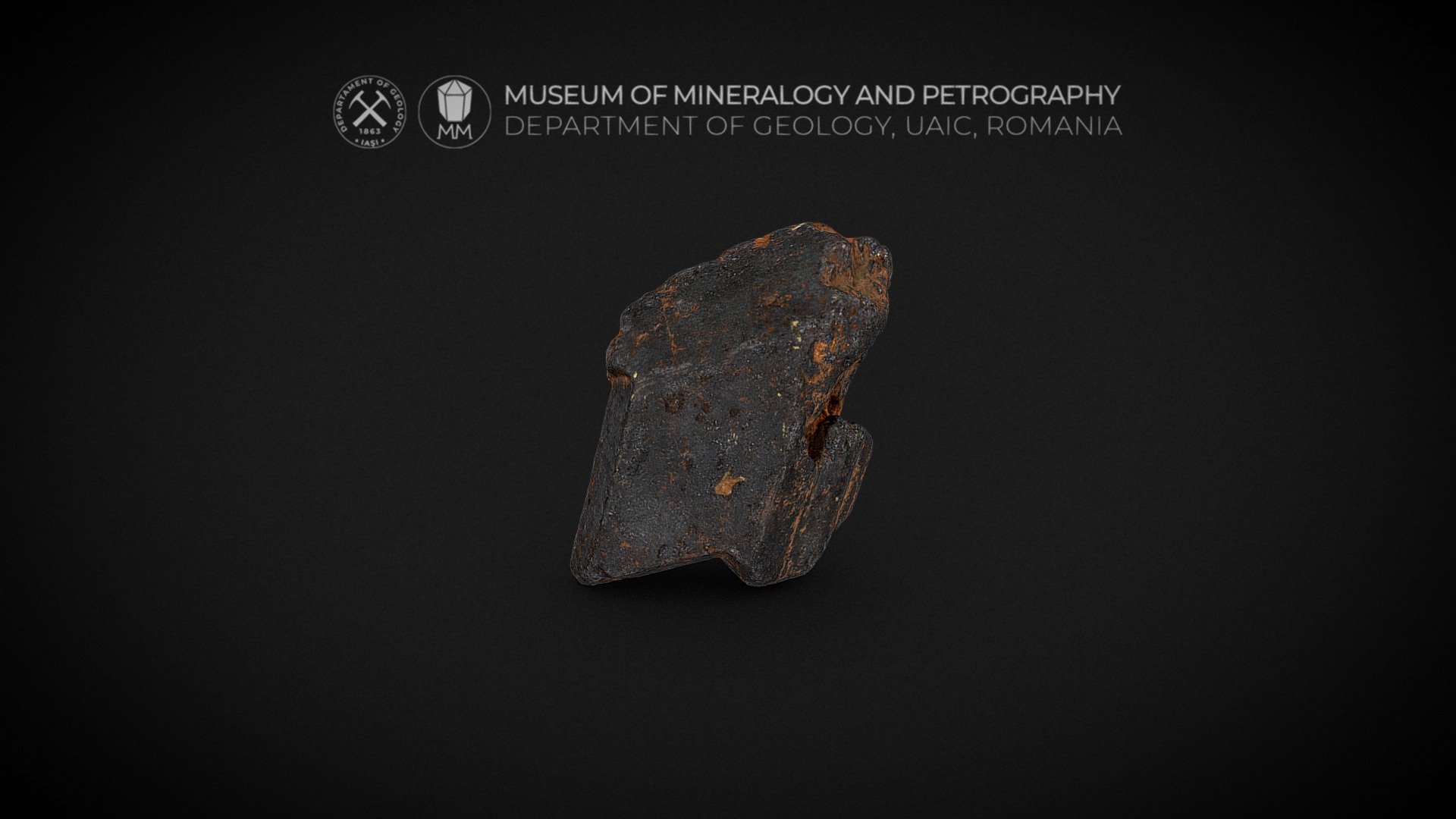 Outstanding knee-twinned Rutile - 3D model by Museum of Mineralogy and ...