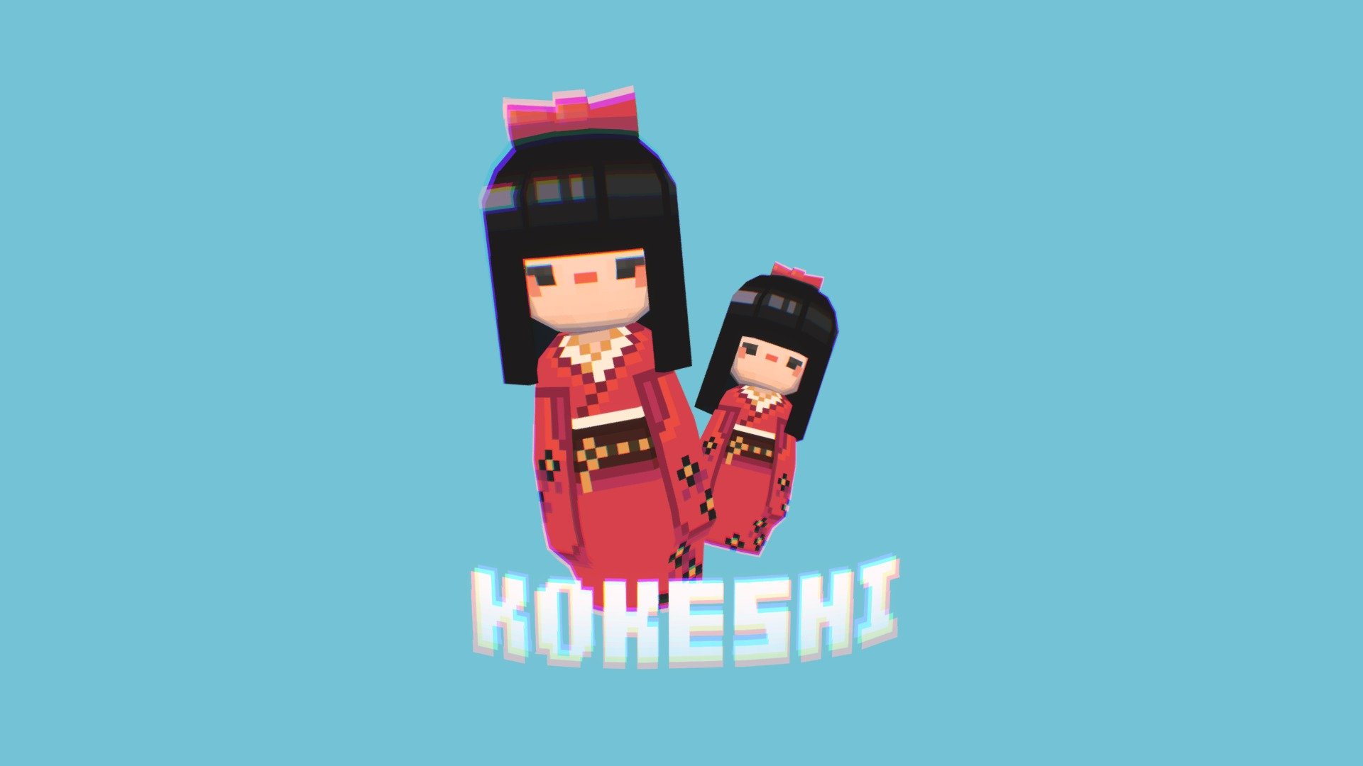 Kokeshi - 3D model by HardBone01 [2fd7487] - Sketchfab