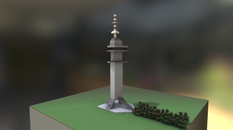 Avalski toranj by Kalac1 - 3D model by eIgralište (@eigraliste ...