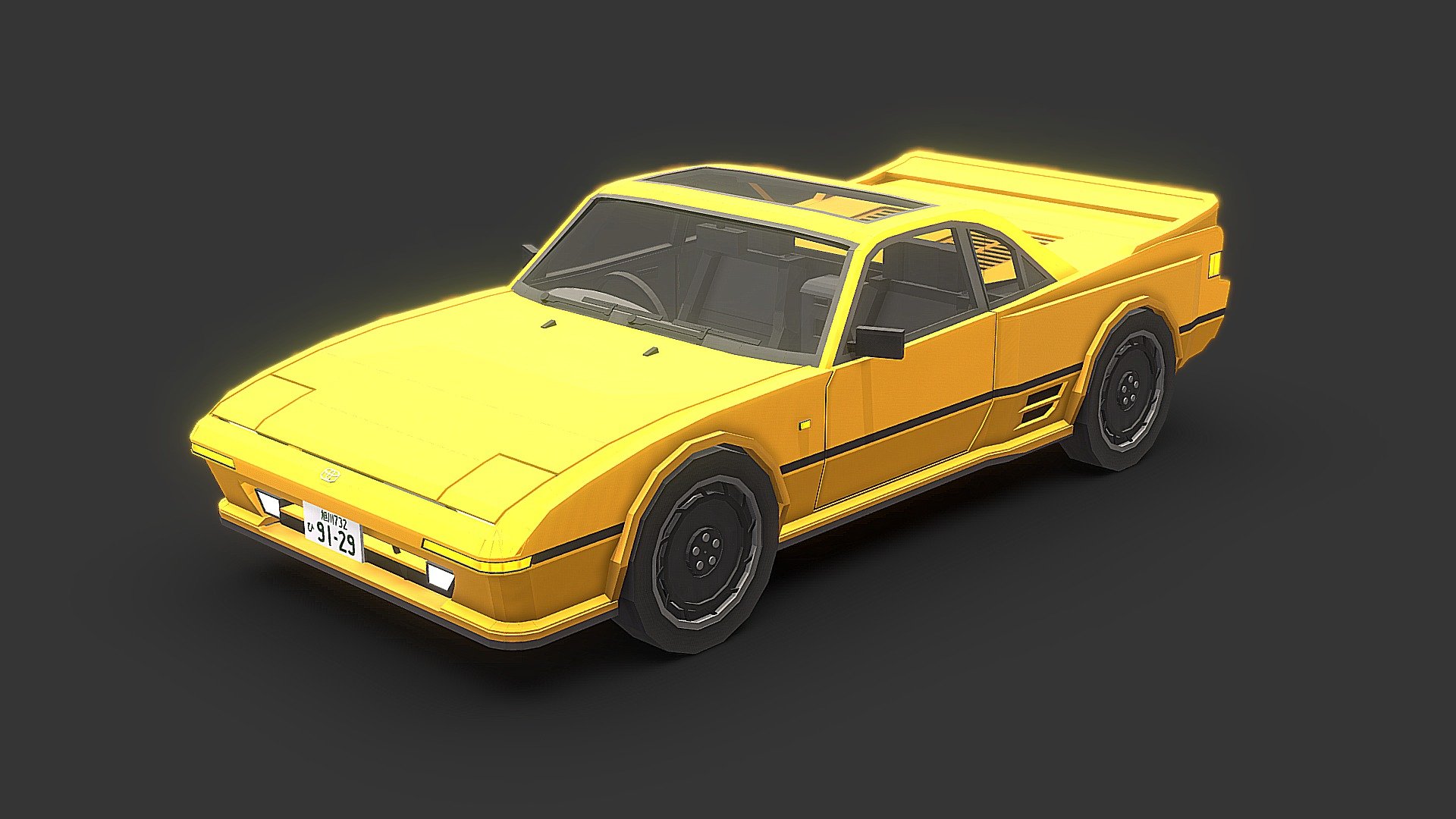 Toyota MR2 SW20 - Minecraft - 3D model by ashminggu [2fdc4e0] - Sketchfab