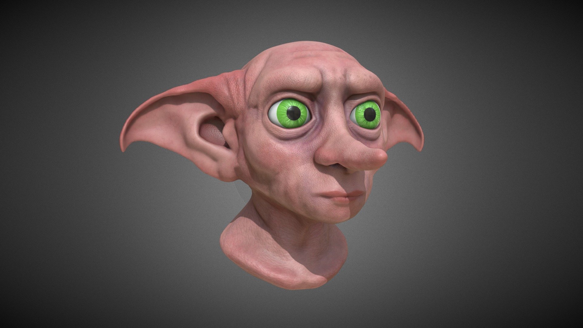 Dobby - Harry Potter - 3D model by Franco Vitale (@francovitale ...