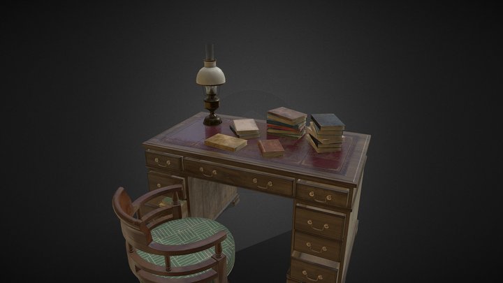 Victorian-desk 3D models - Sketchfab