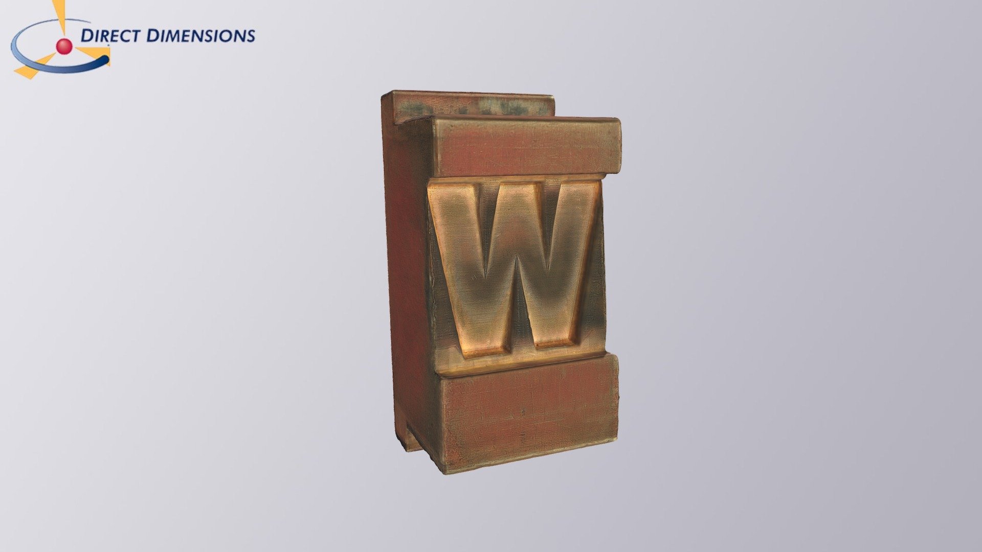 "W" Type - 3D model by Direct Dimensions (@dirdim) [2fdf884] - Sketchfab