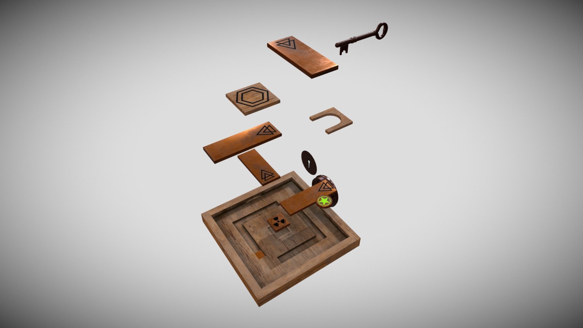 Puzzle Box - 3D model by Vallarasu.Valla [2fe096b] - Sketchfab
