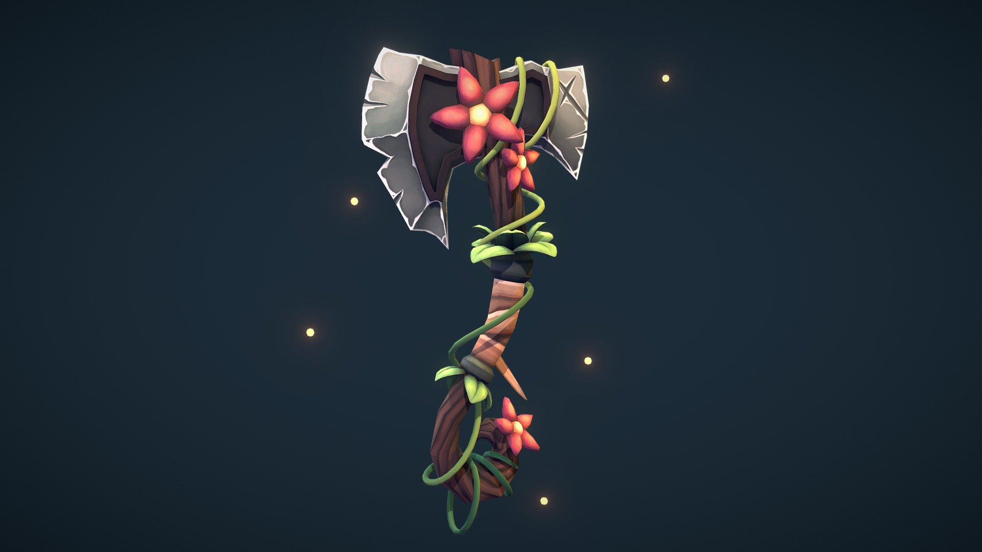 Gaia's Gift - WoW Inspired Weapon - 3D model by Sulvijan Sundaramoorthy ...