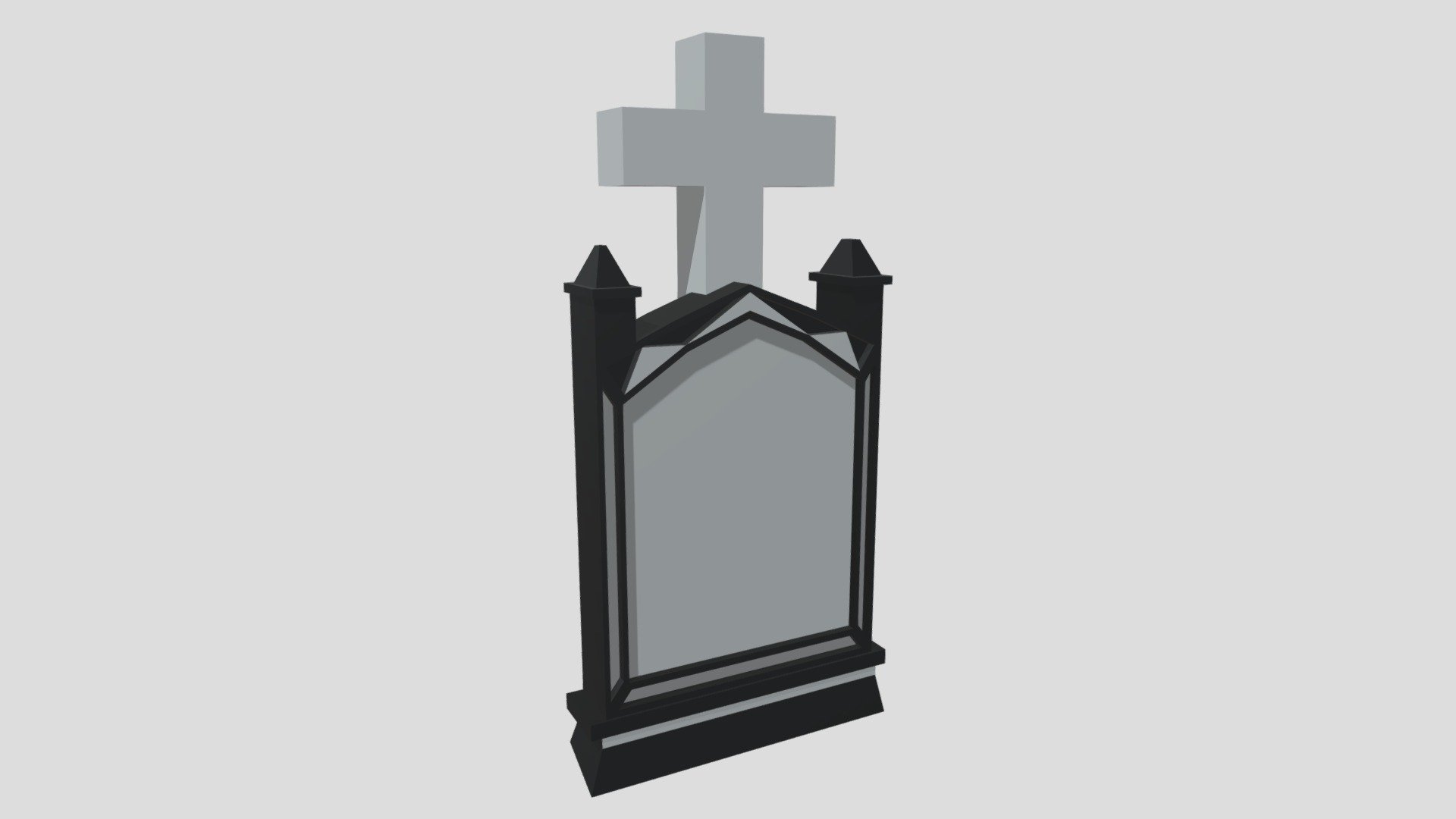 Halloween Gravestone Model - Download Free 3D model by CharliesVault [2fe1339] - Sketchfab