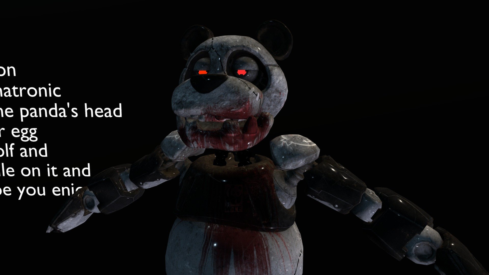 Panda Recreation (CASE 1) - Download Free 3D model by Gavin Bou ...