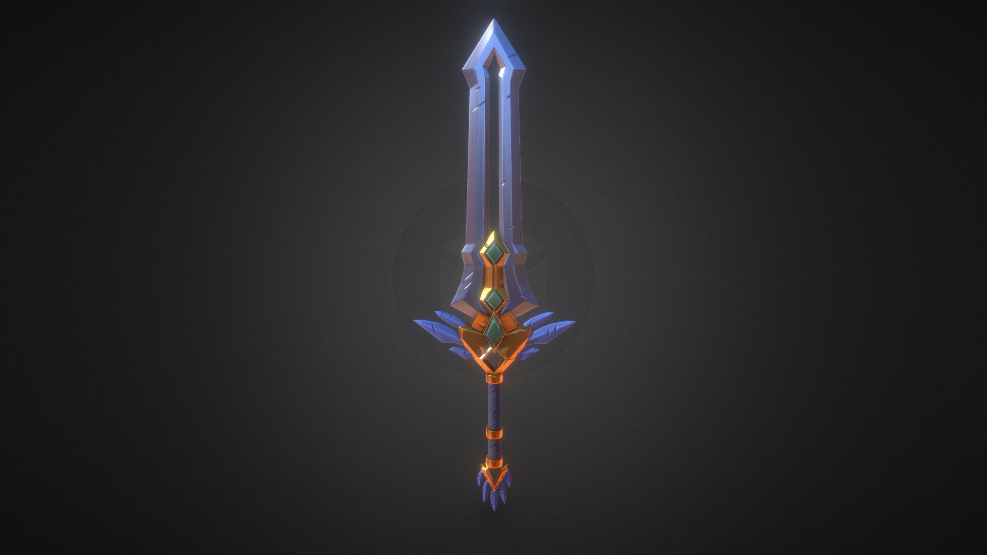 Stylised Sword - Download Free 3D model by danielsthomas [2fe329e ...