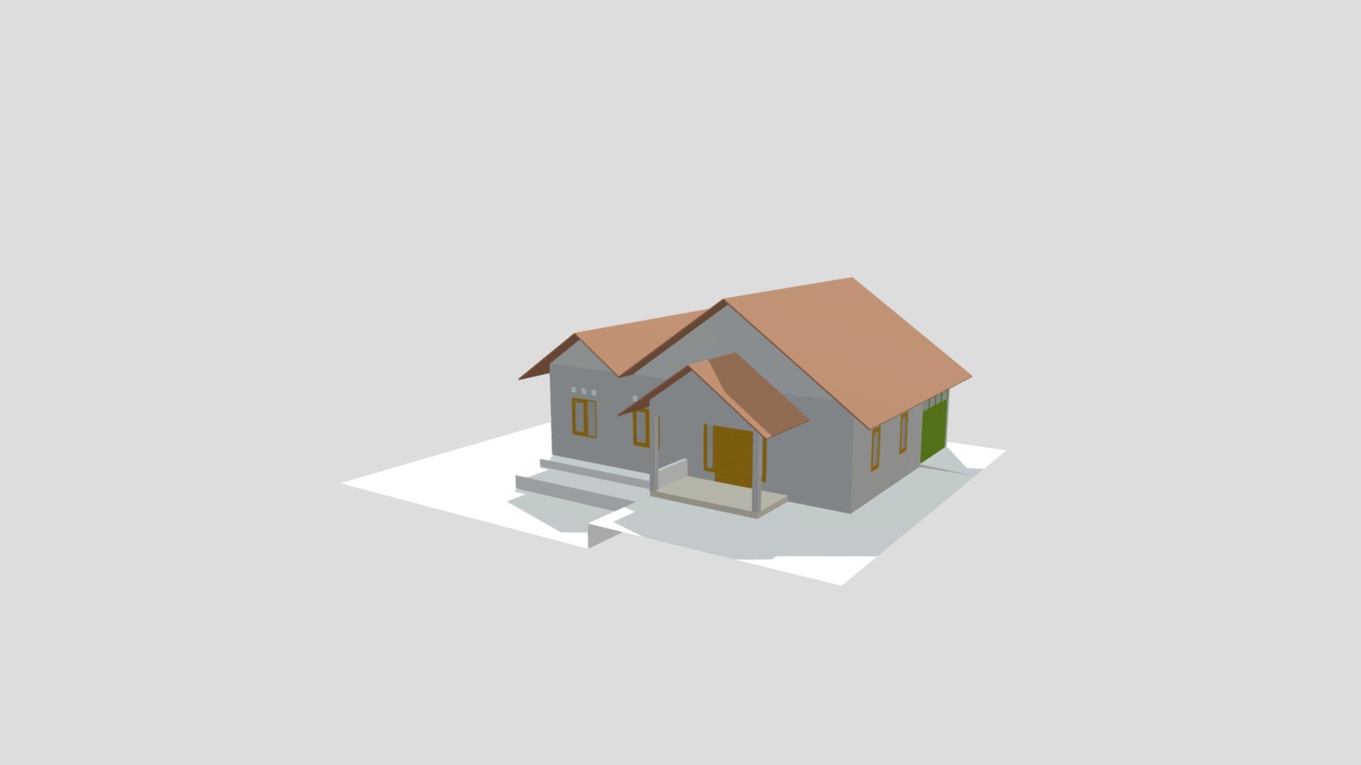 Rumah - Download Free 3D model by galuhkartika01 [2fe32cc] - Sketchfab