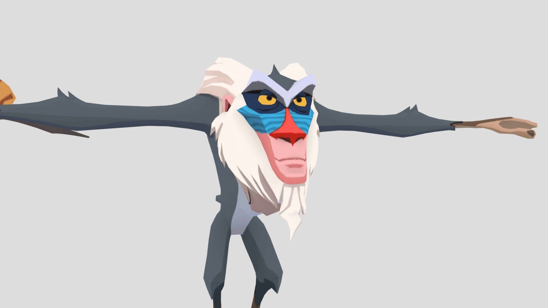 Rafiki - Download Free 3D model by ThisIsntAPerson [2fe3c42] - Sketchfab