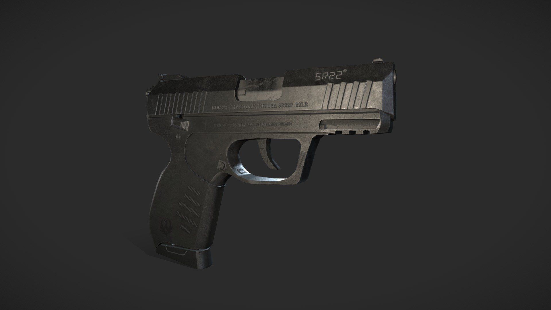 RUGER SR22 - 3D model by sneark [2fe3cec] - Sketchfab