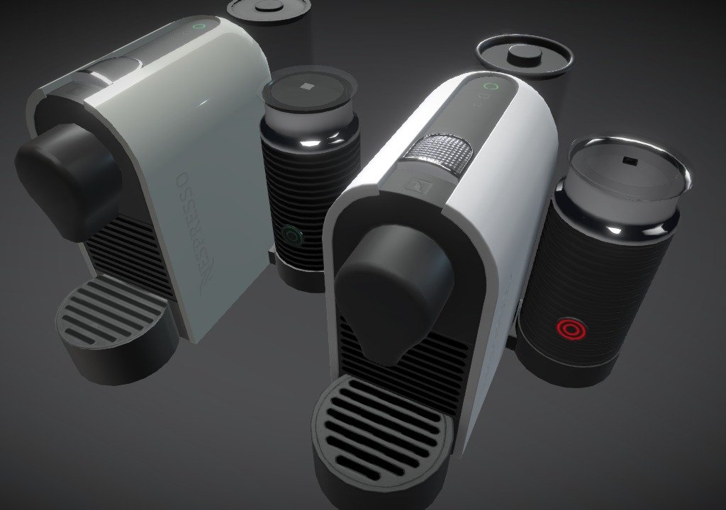 Comp Nespresso - 3D model by guismo [2fe496d] - Sketchfab