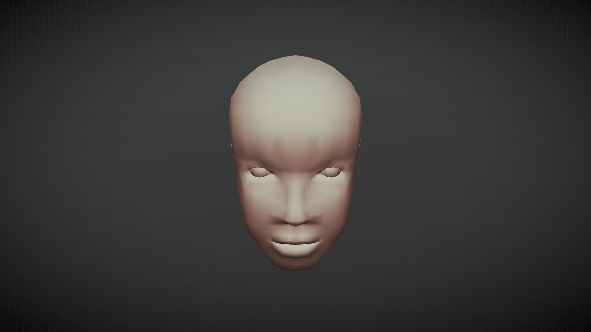 Avaliação A - Modelagem para Animação Facial - 3D model by ...