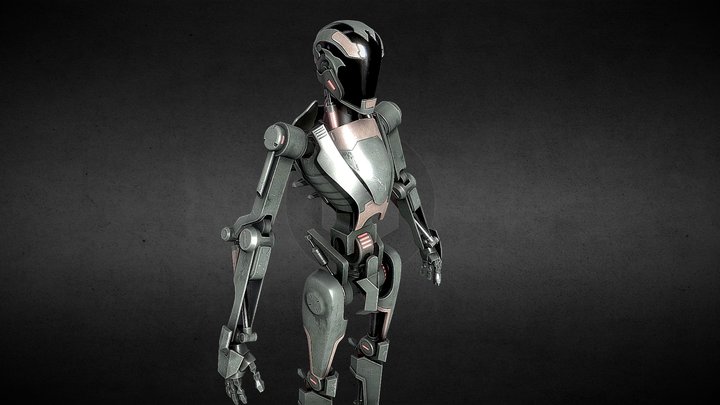 Metal-character 3D models - Sketchfab