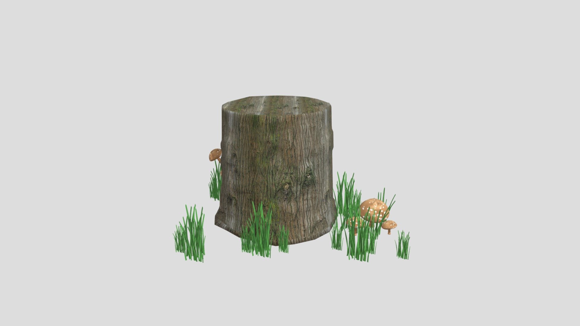 Tree Stump - Download Free 3D model by alexisturner [2fe68d4] - Sketchfab