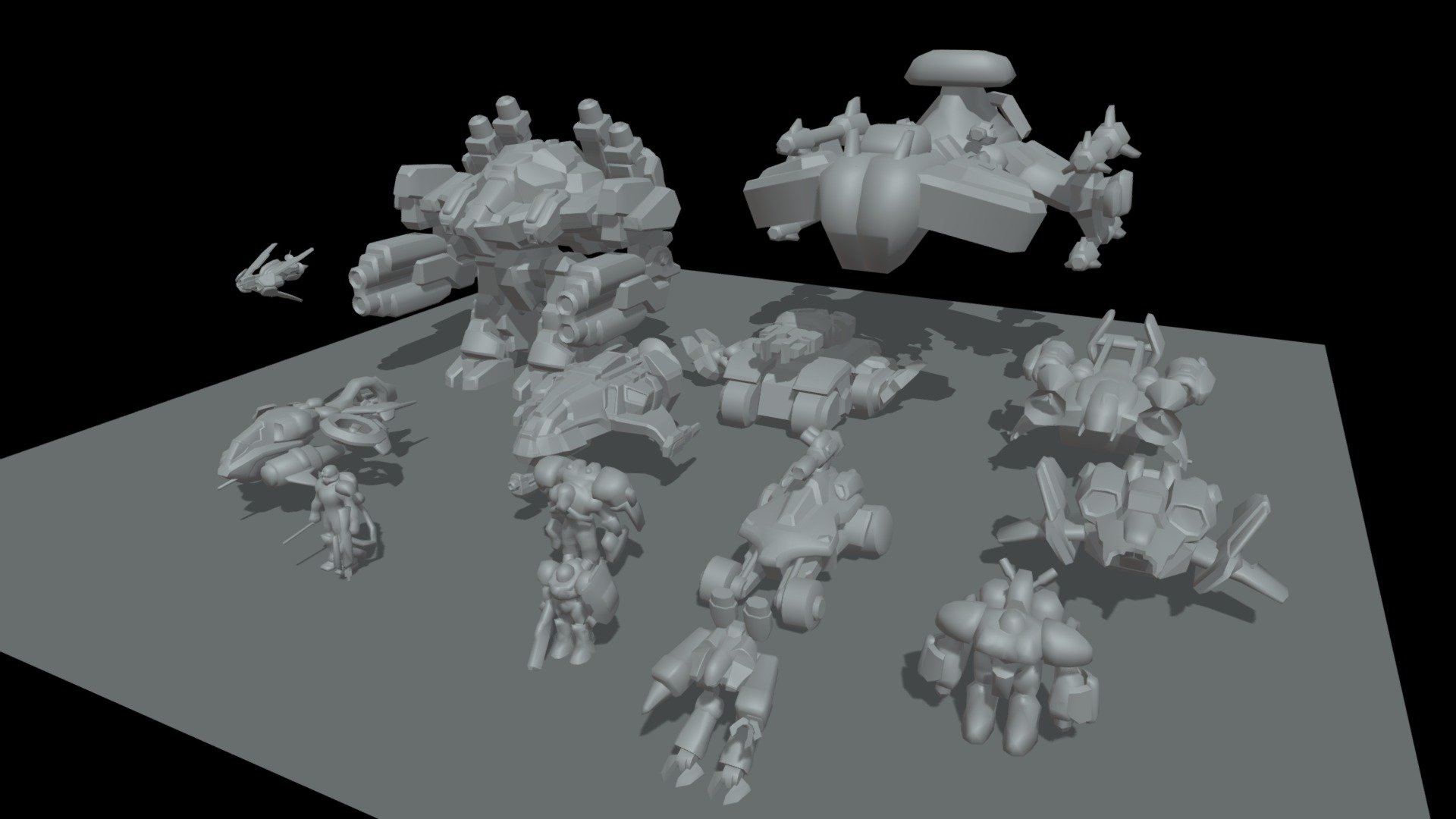 Terran Units - 3D model by Konjo Design (@ivan3dguy) [2fe7595] - Sketchfab