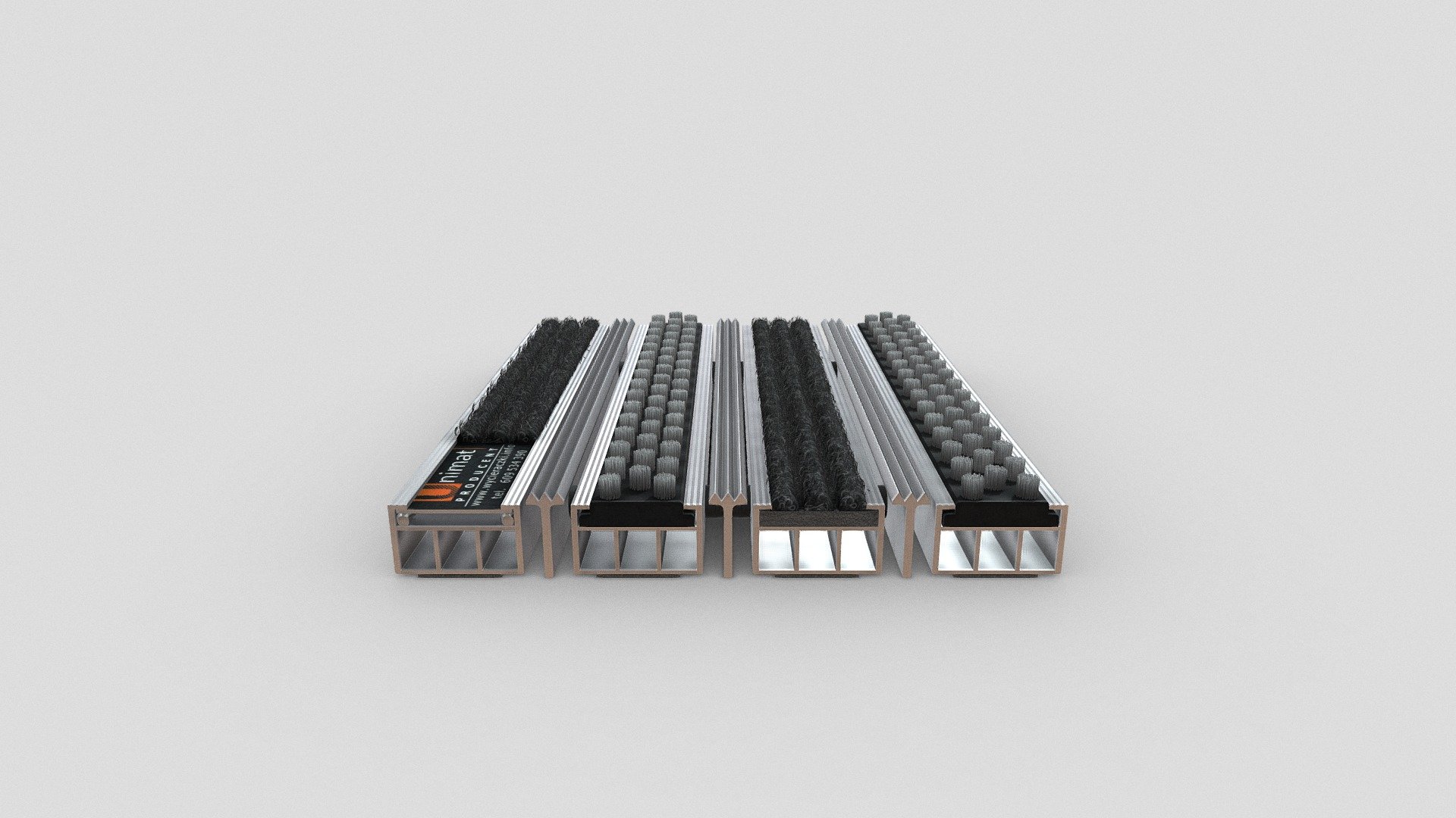 Unimat 22 KTB (anthracite/gray) - 3D model by Unimat | Fabryka Wycieraczek (@Unimat-fabryka ...