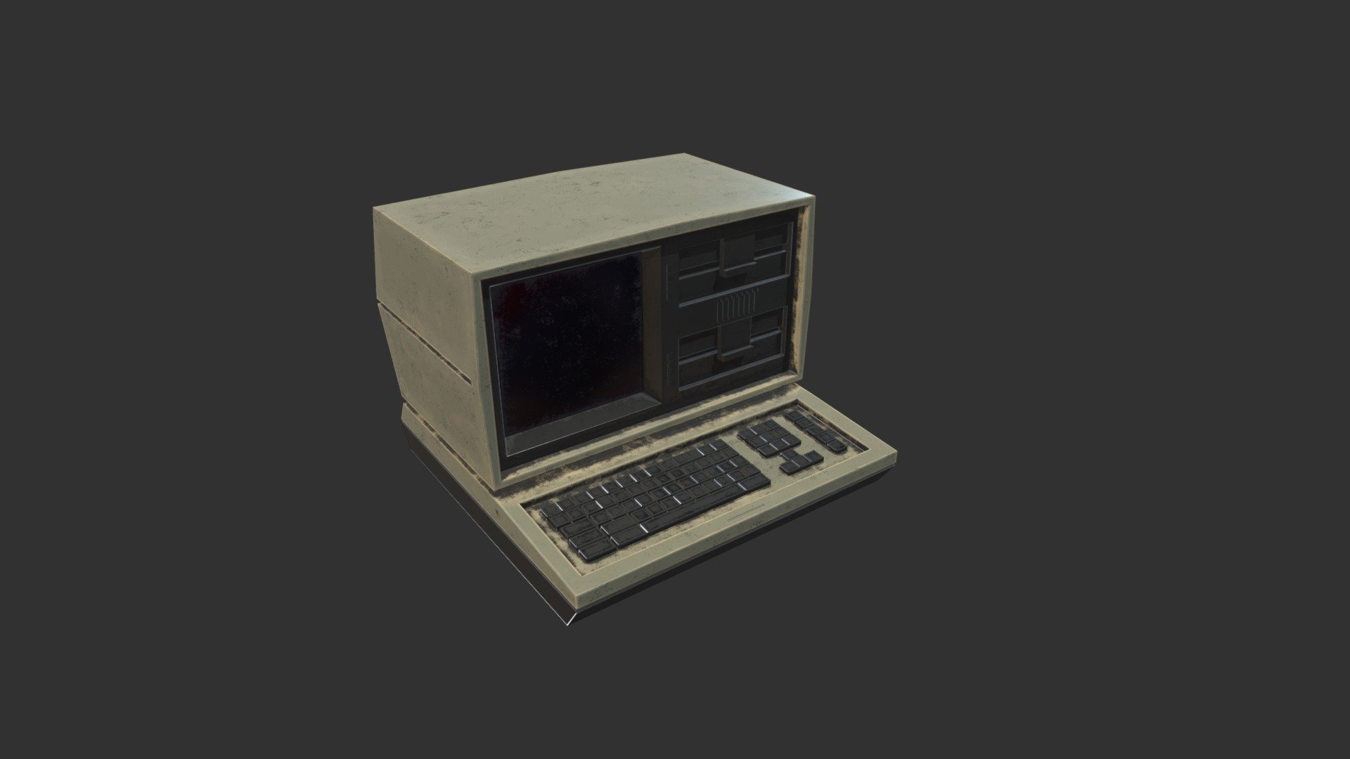Vintage Computer - 3D model by olq22814 (@dolik.aleksandra) [2fe789c ...