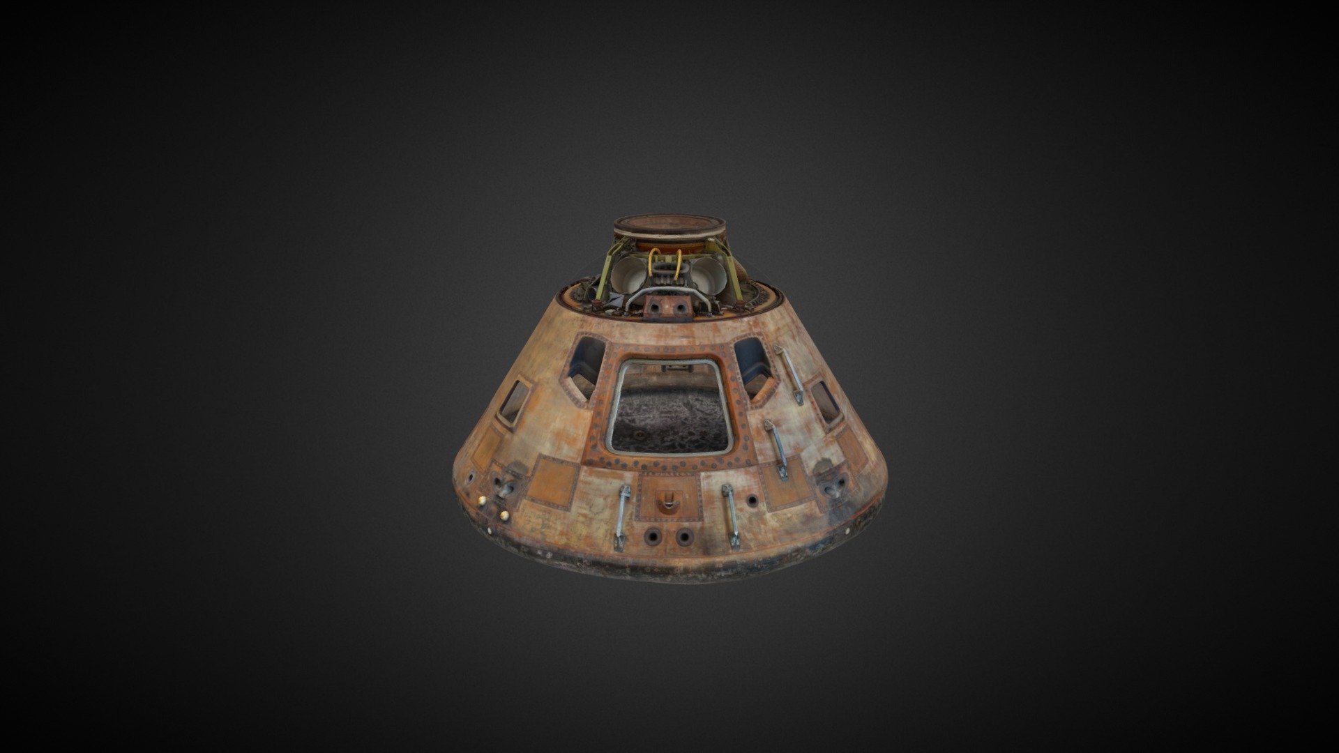 Apollo 11 Command Module Exterior - 3D model by dcmarc [2fe7d3c ...