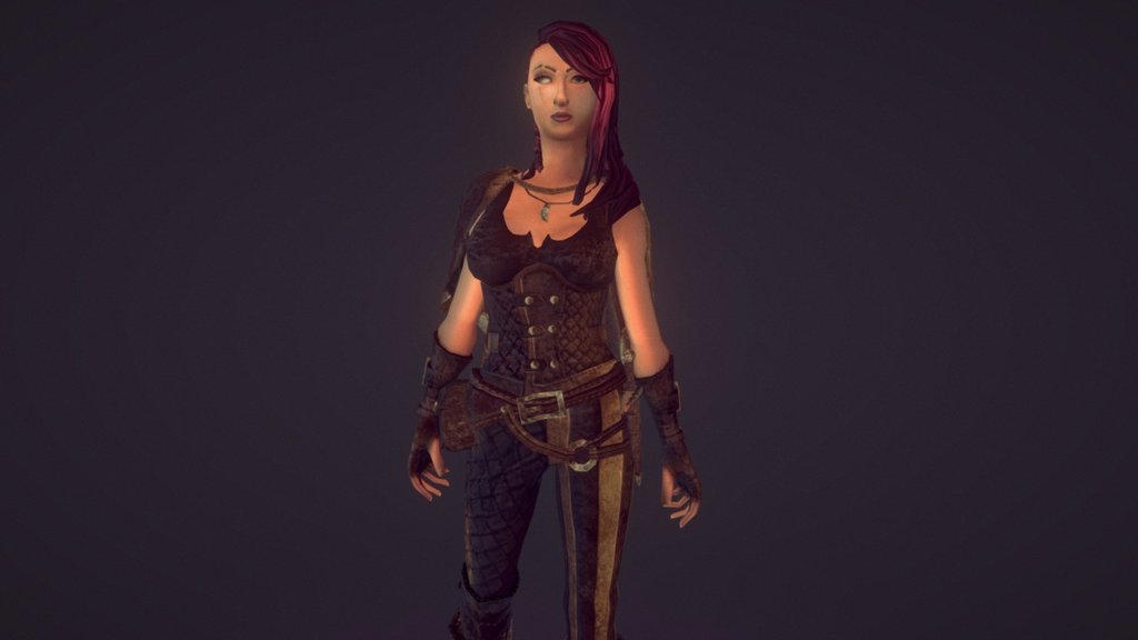 Lou the Innkeeper | Idle animation - 3D model by louvey [2fe7eba ...