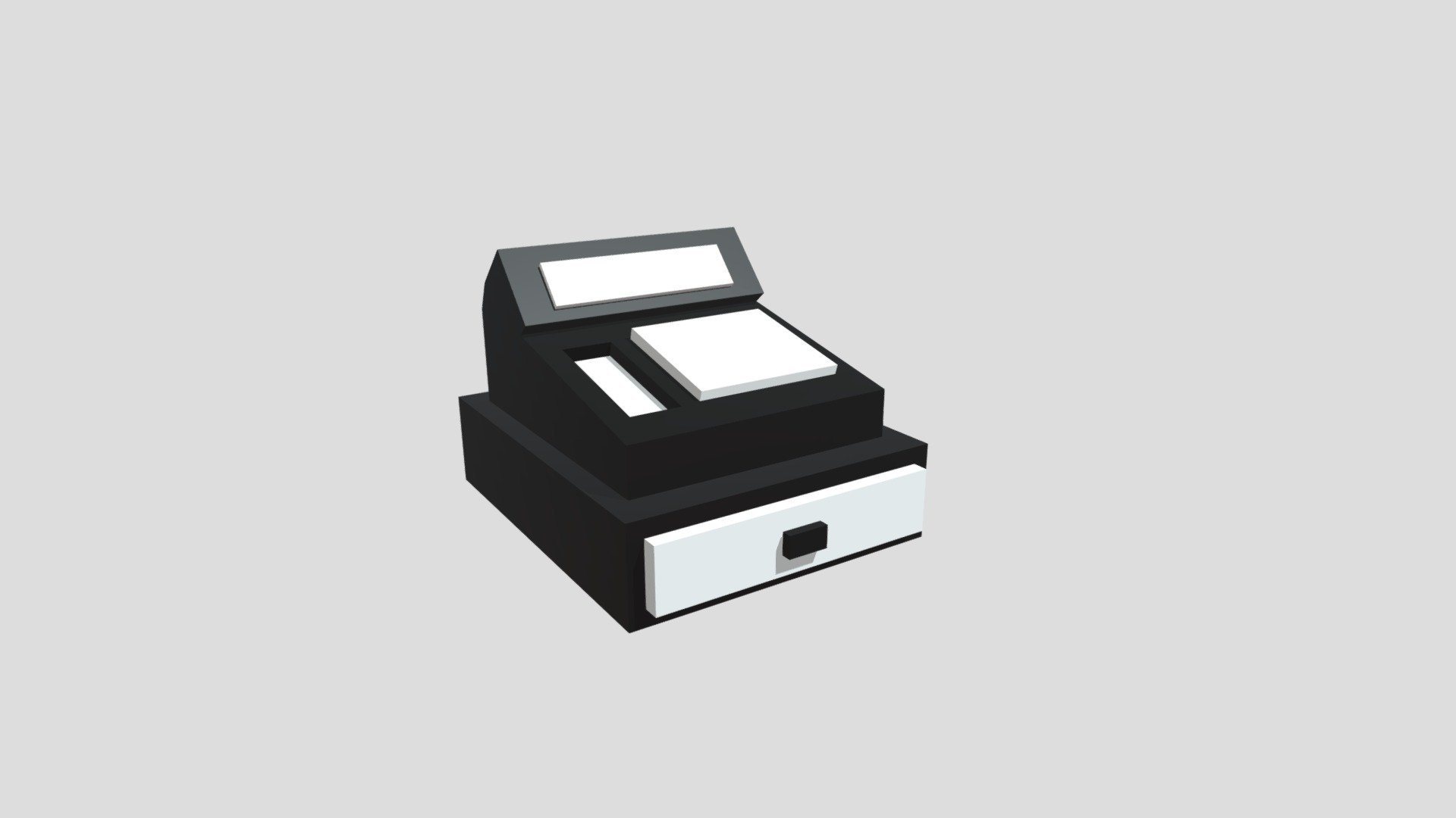 Low Poly Cash Register - 3D model by LowPolyDog [2fe7ec1] - Sketchfab