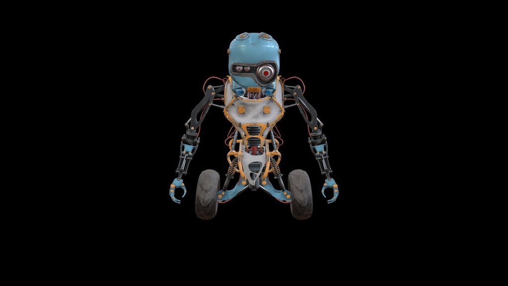 JunkBot - 3D model by limbusnl [2fe8aca] - Sketchfab